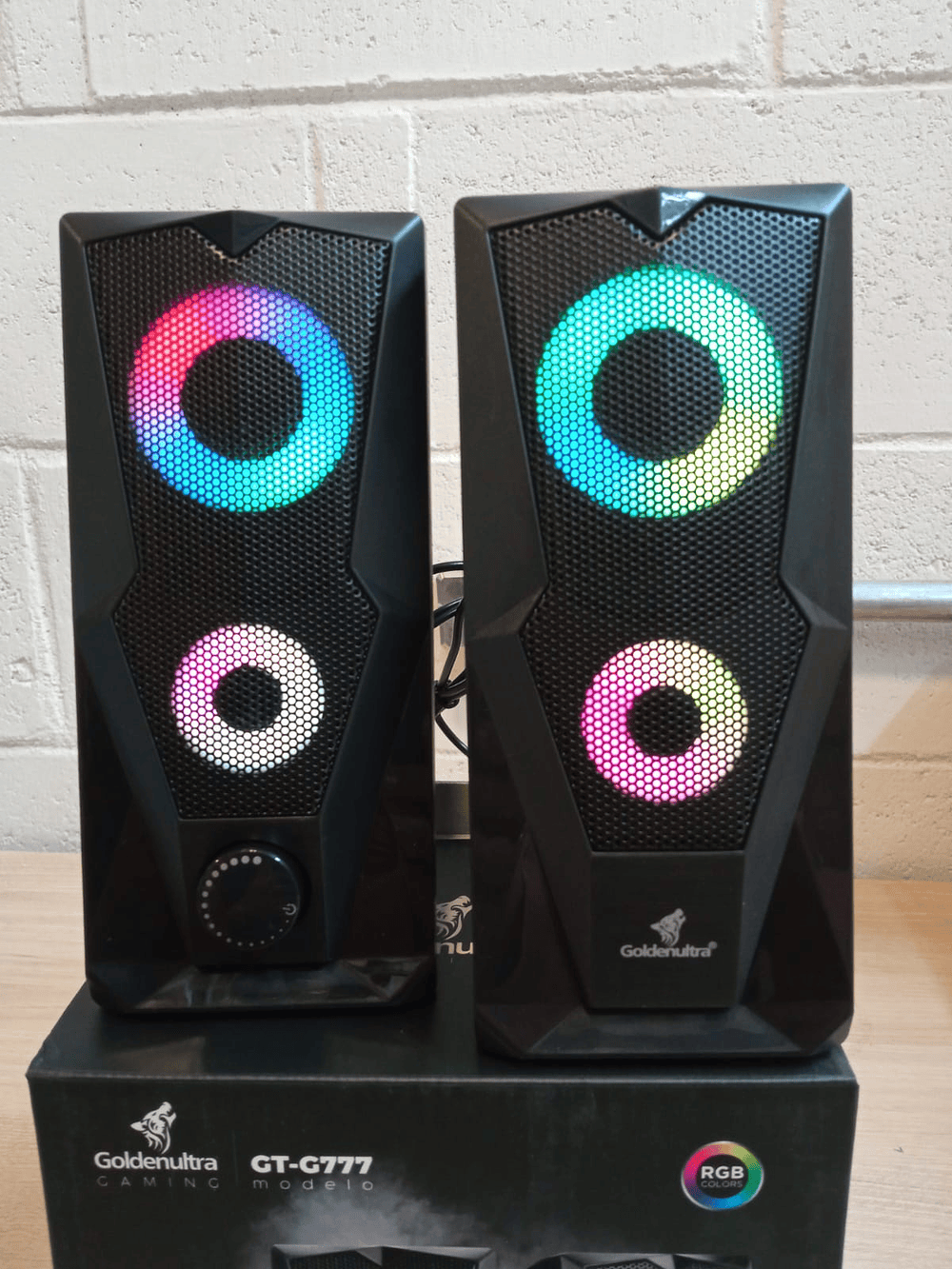 Caixa de Som Para PC GT-G777 RGB Goldenultra | Wei Eletronicos